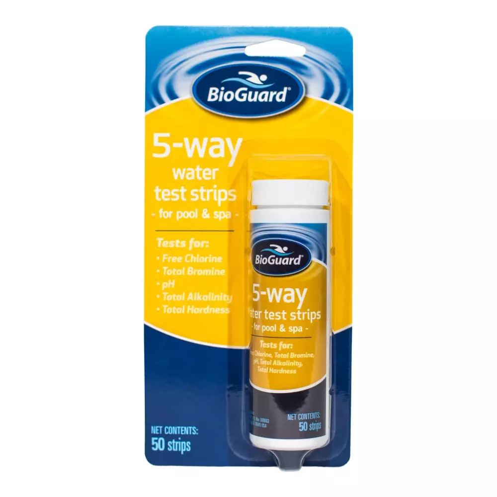 Bioguard 5-way test strip – HotSpring Supply