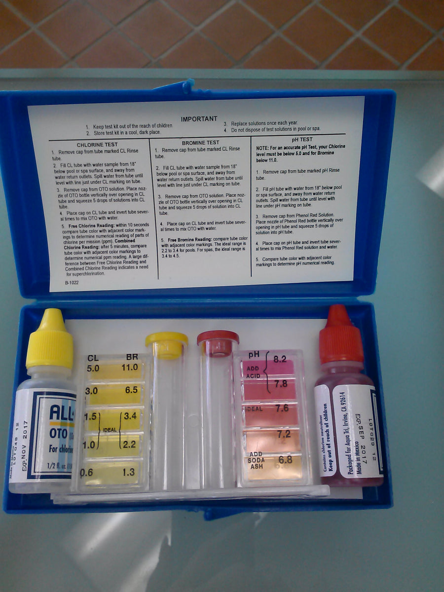 All Clear 2 Way Test Kit – HotSpring Supply